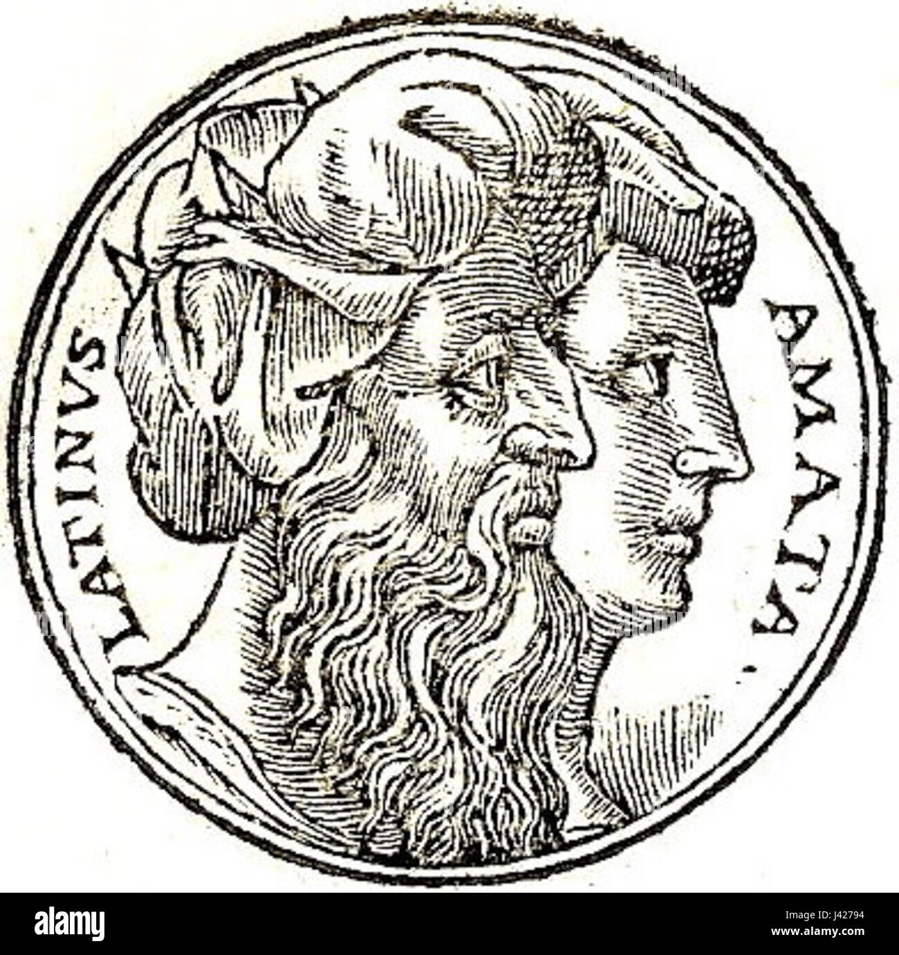 Latinus is a figure from Roman mythology, often associated with the ...