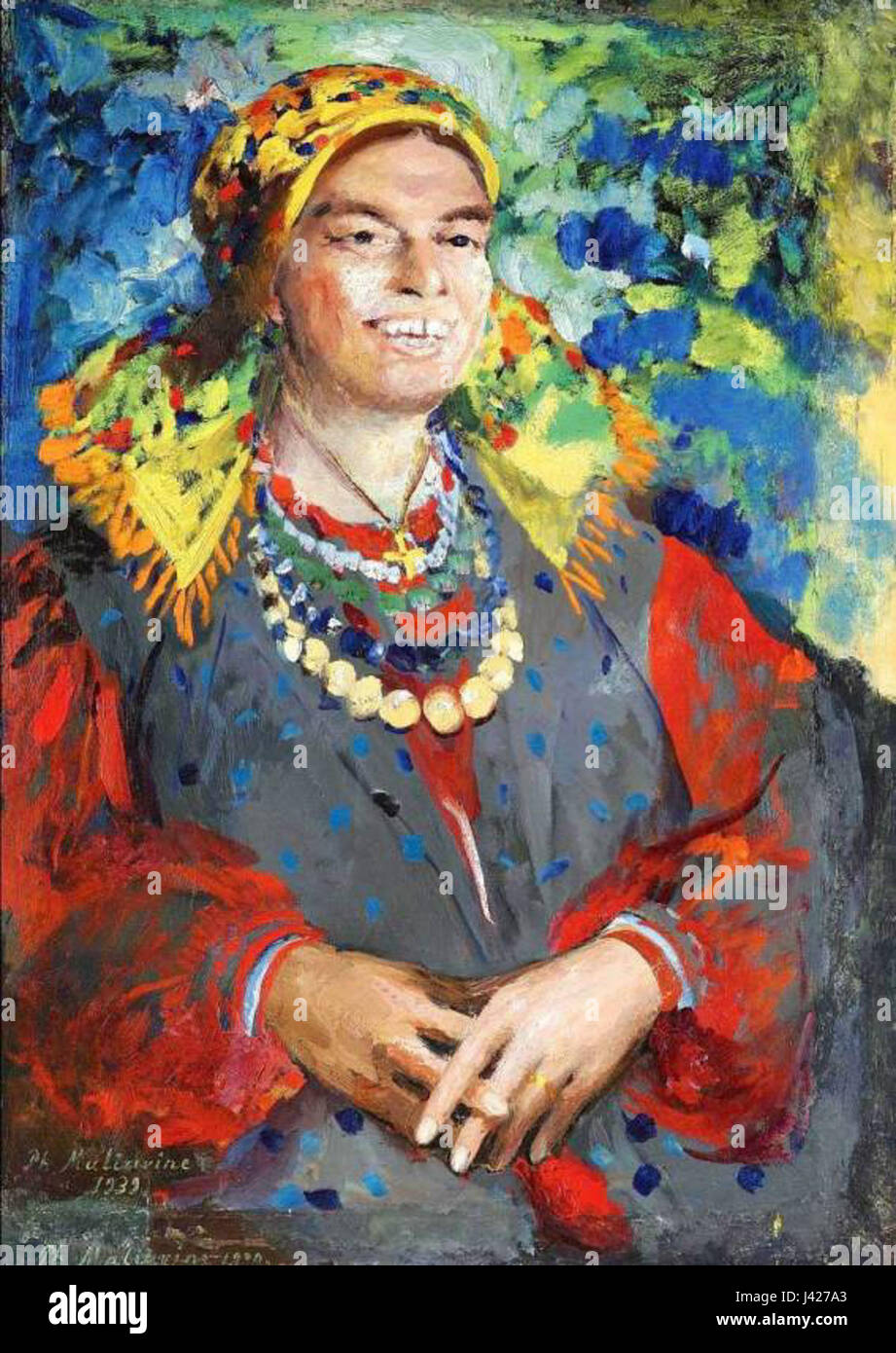 Russian woman portrait russia hi-res stock photography and images - Alamy