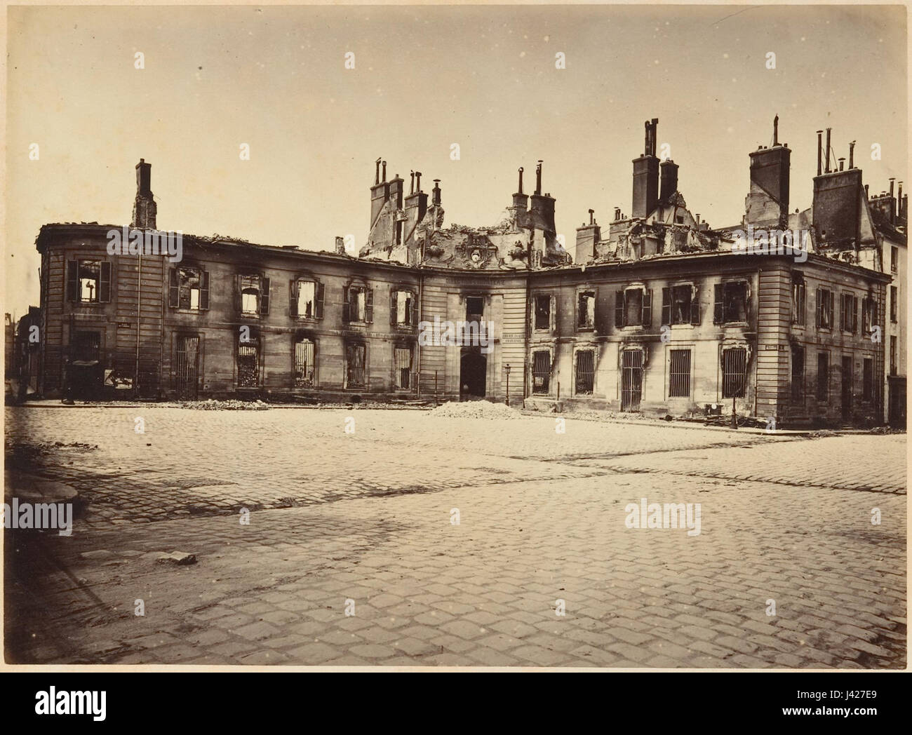 Map of paris 1870 hi-res stock photography and images - Alamy