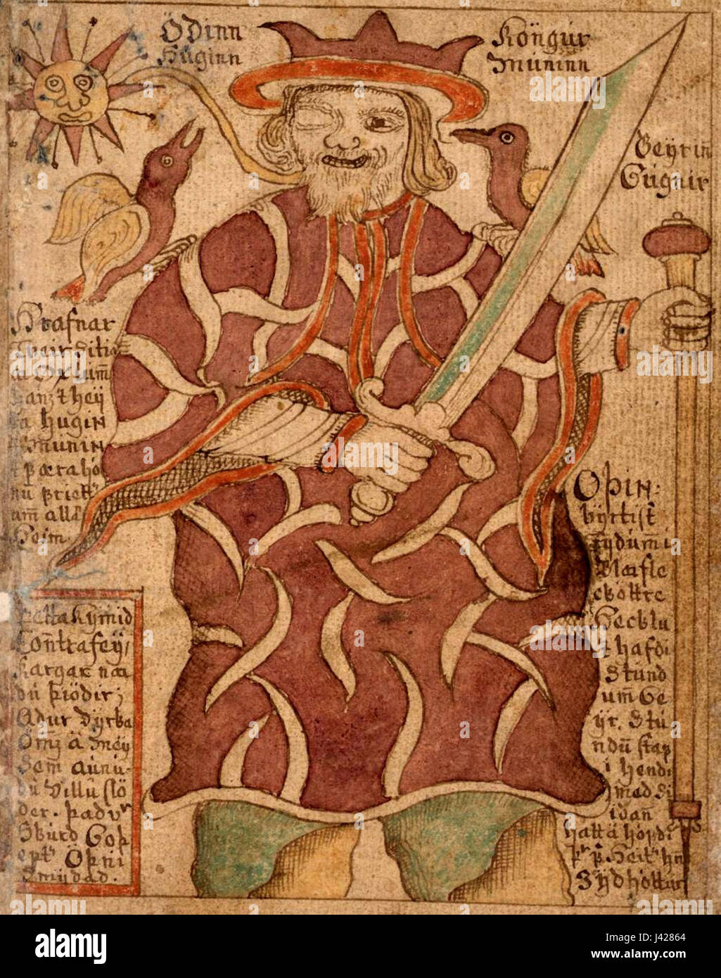 Norse god odin hi-res stock photography and images - Alamy