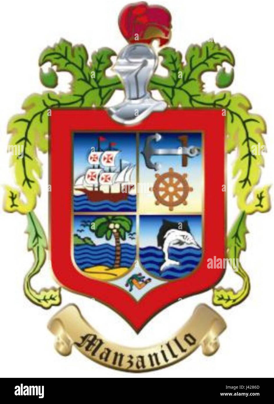 Manzanillo map hi-res stock photography and images - Alamy