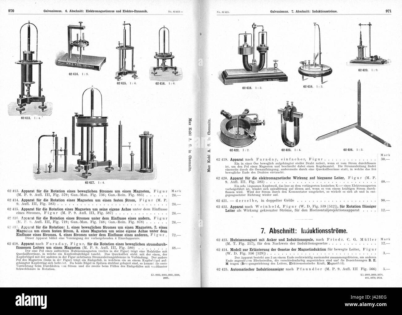 Max Kohl 0970 refers to a specific instrument or object designed by Max ...
