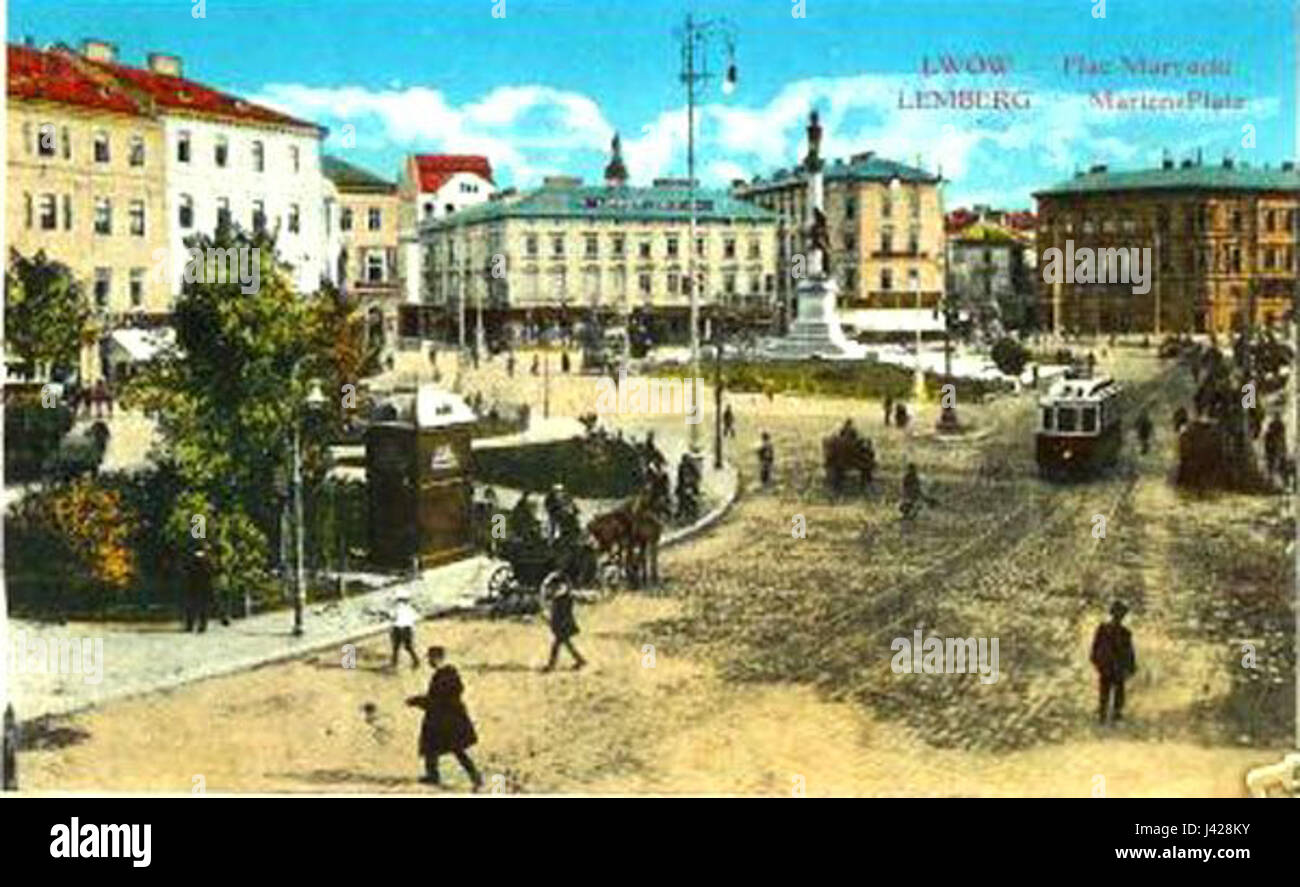 Vintage lemberg map hi-res stock photography and images - Alamy