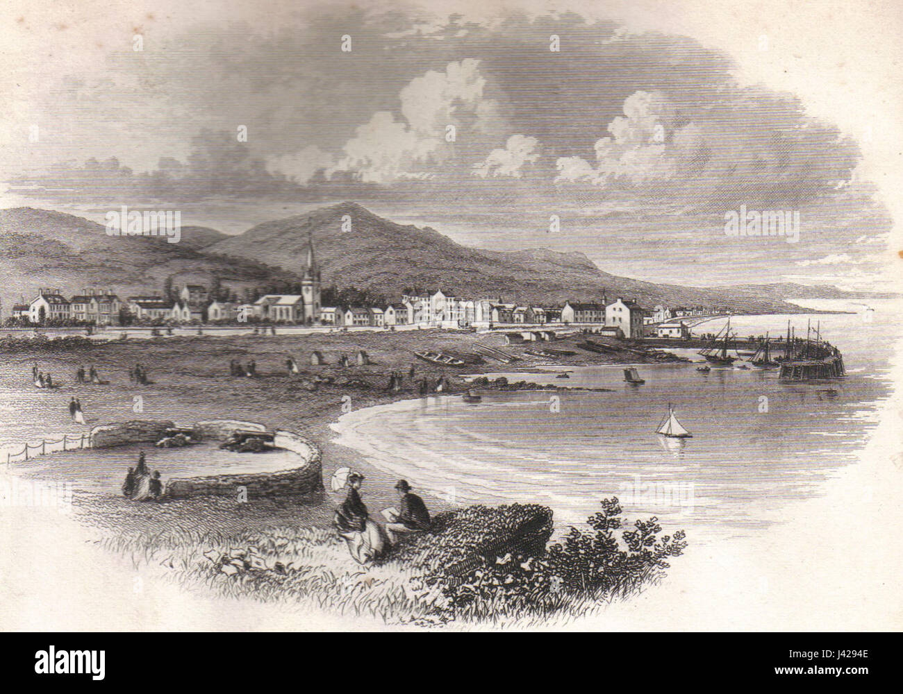 This historical reference pertains to Largs, a town in North Ayrshire ...