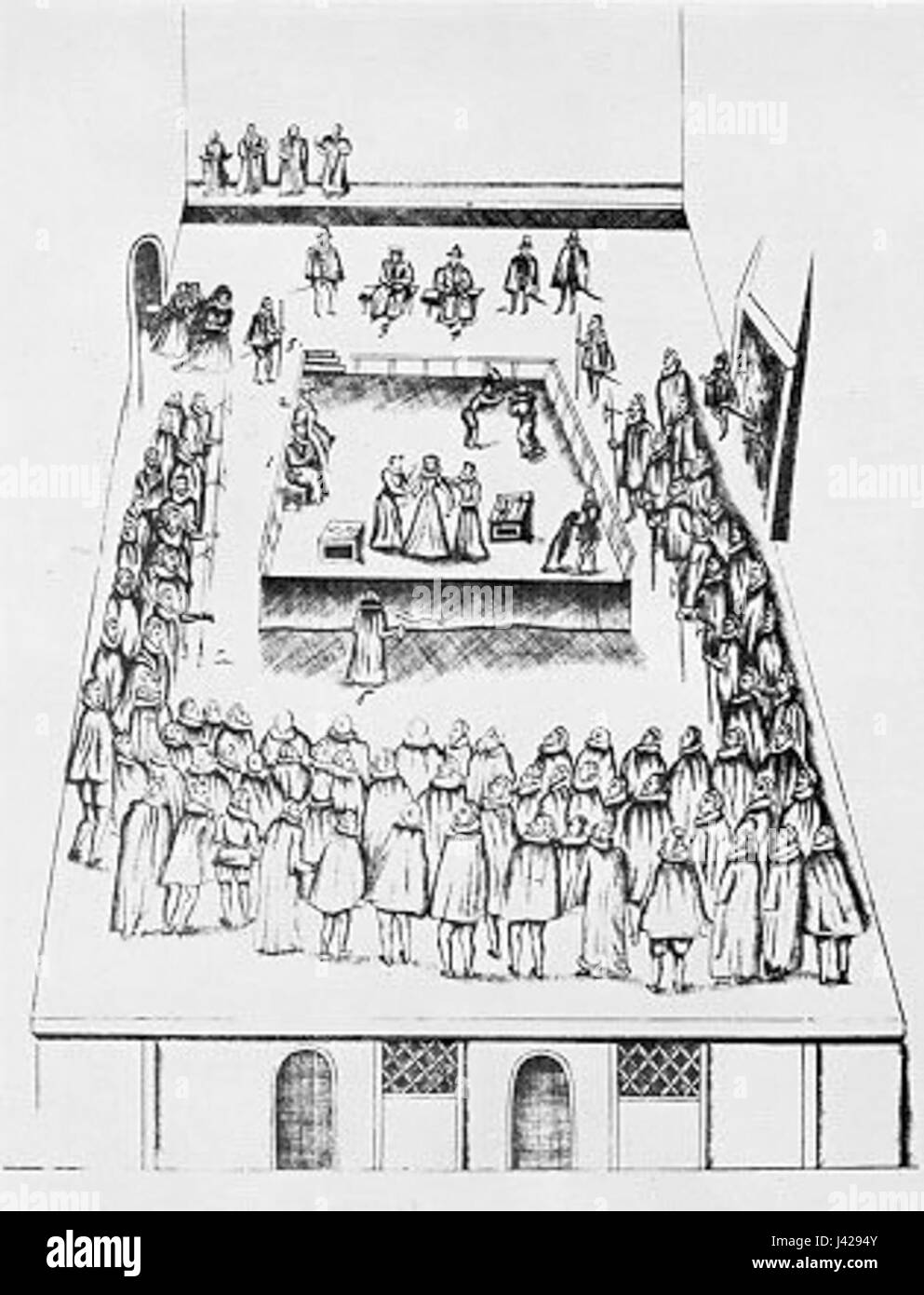 The execution of Mary Stuart, Queen of Scots, in 1587, a pivotal event ...