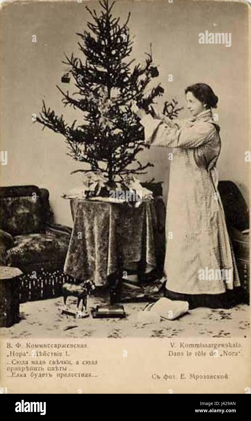 Komissarzhevskaya Nora was a famous Russian actress known for her roles ...