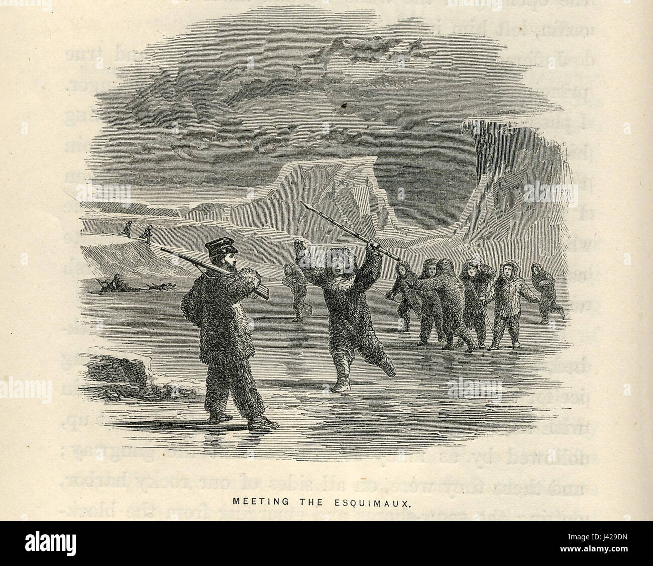 This title refers to an encounter with the Eskimo people, historically ...