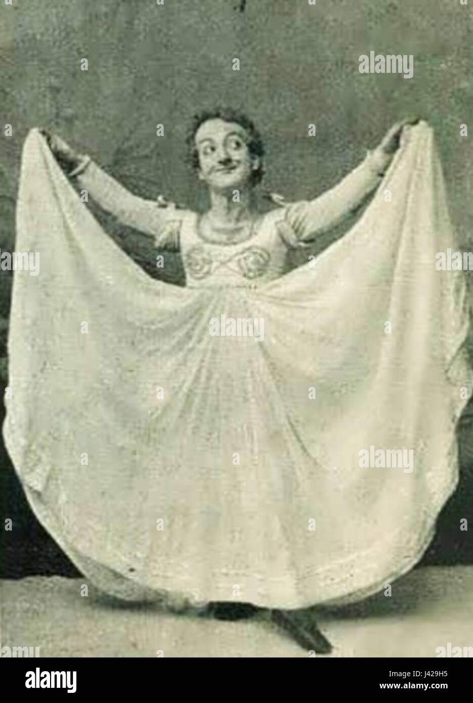 A performance by Little Tich, known for his role in 'The Serpentine ...