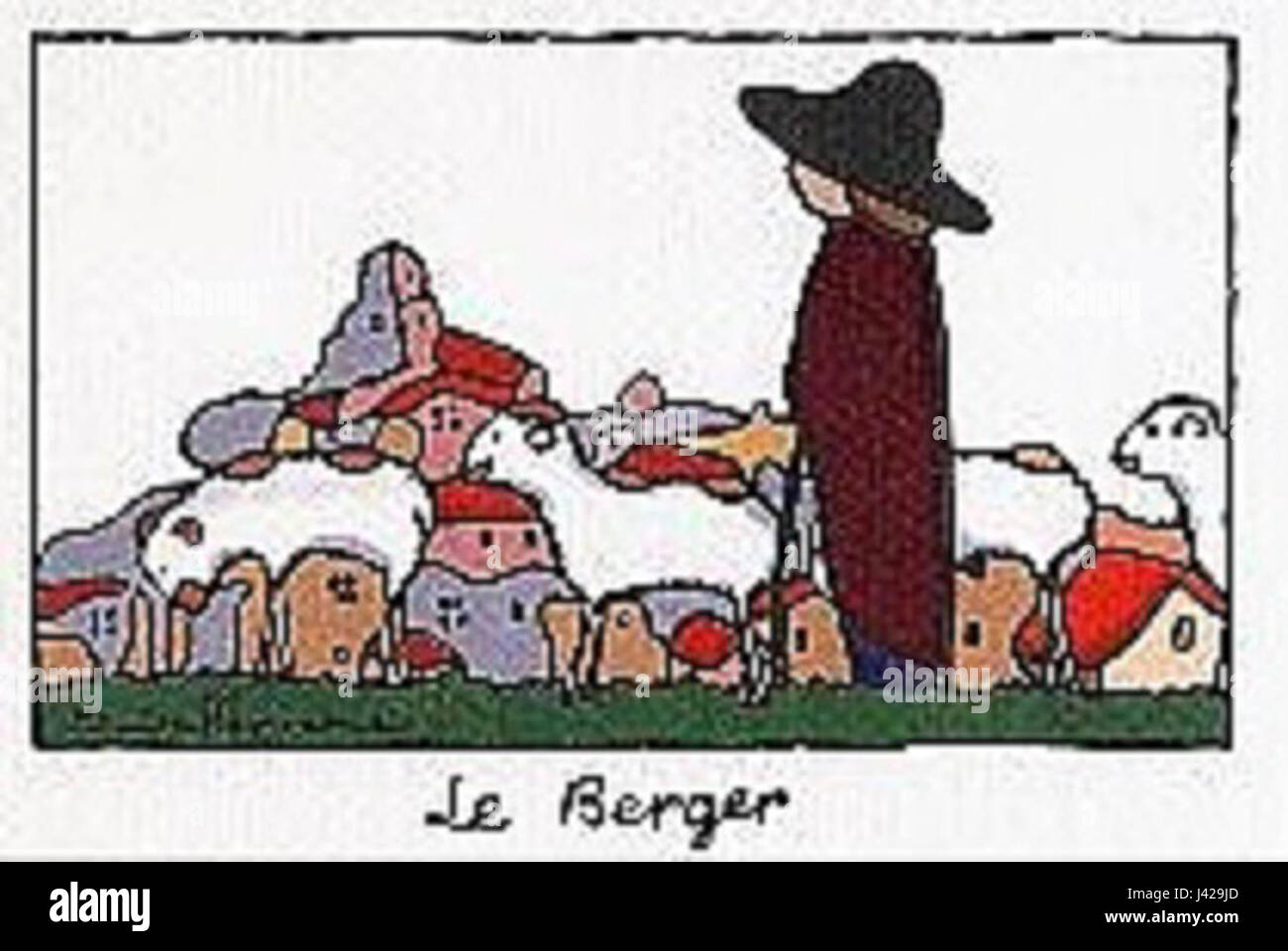 David Dellepianeâ€™s 'Le berger' depicts a shepherd, illustrating ...