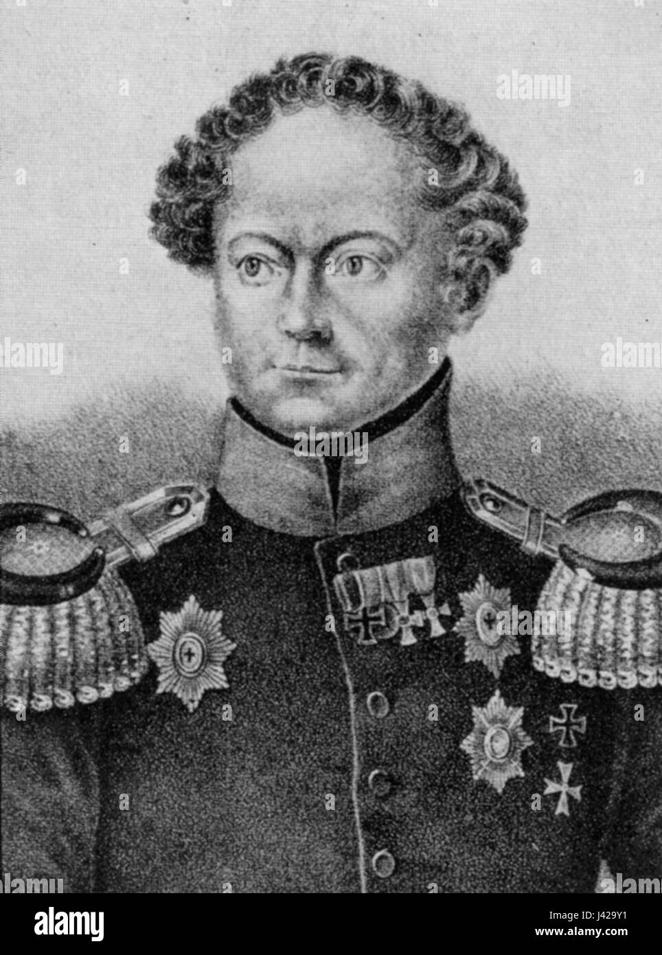 Prussian and german military officers Black and White Stock Photos ...
