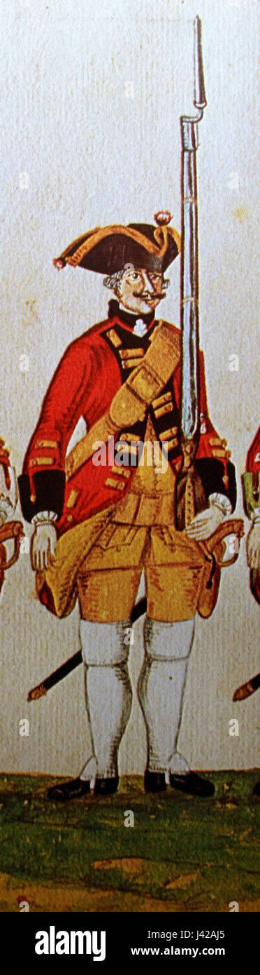 The 'Kurhannoversches Infanterieregiment No. 3 B' was a regiment of ...