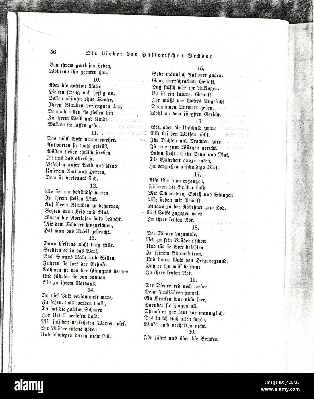 Lieder hutterischen 09 refers to a collection of hymns or songs used by ...