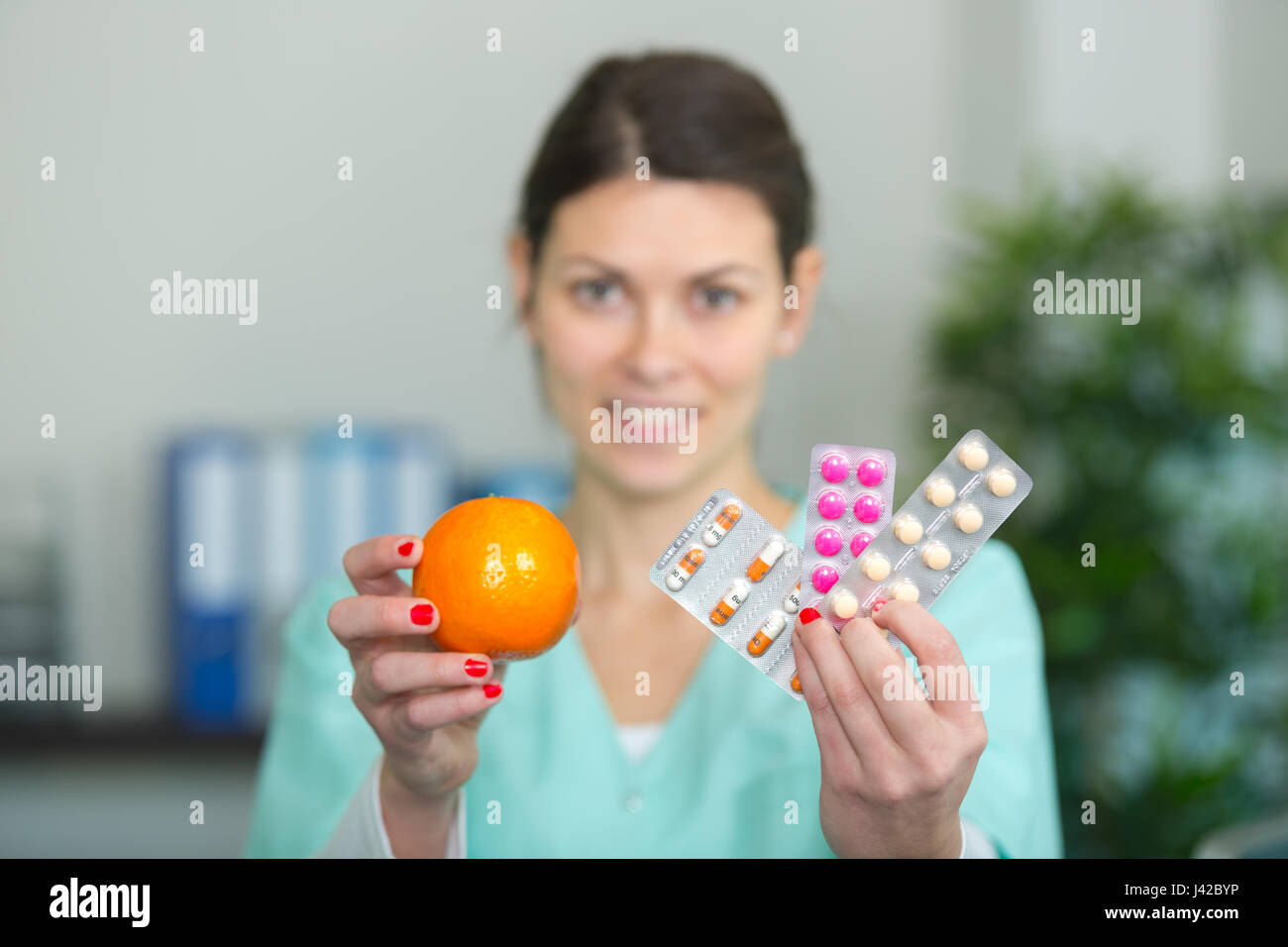 Choice food medication hi-res stock photography and images - Alamy
