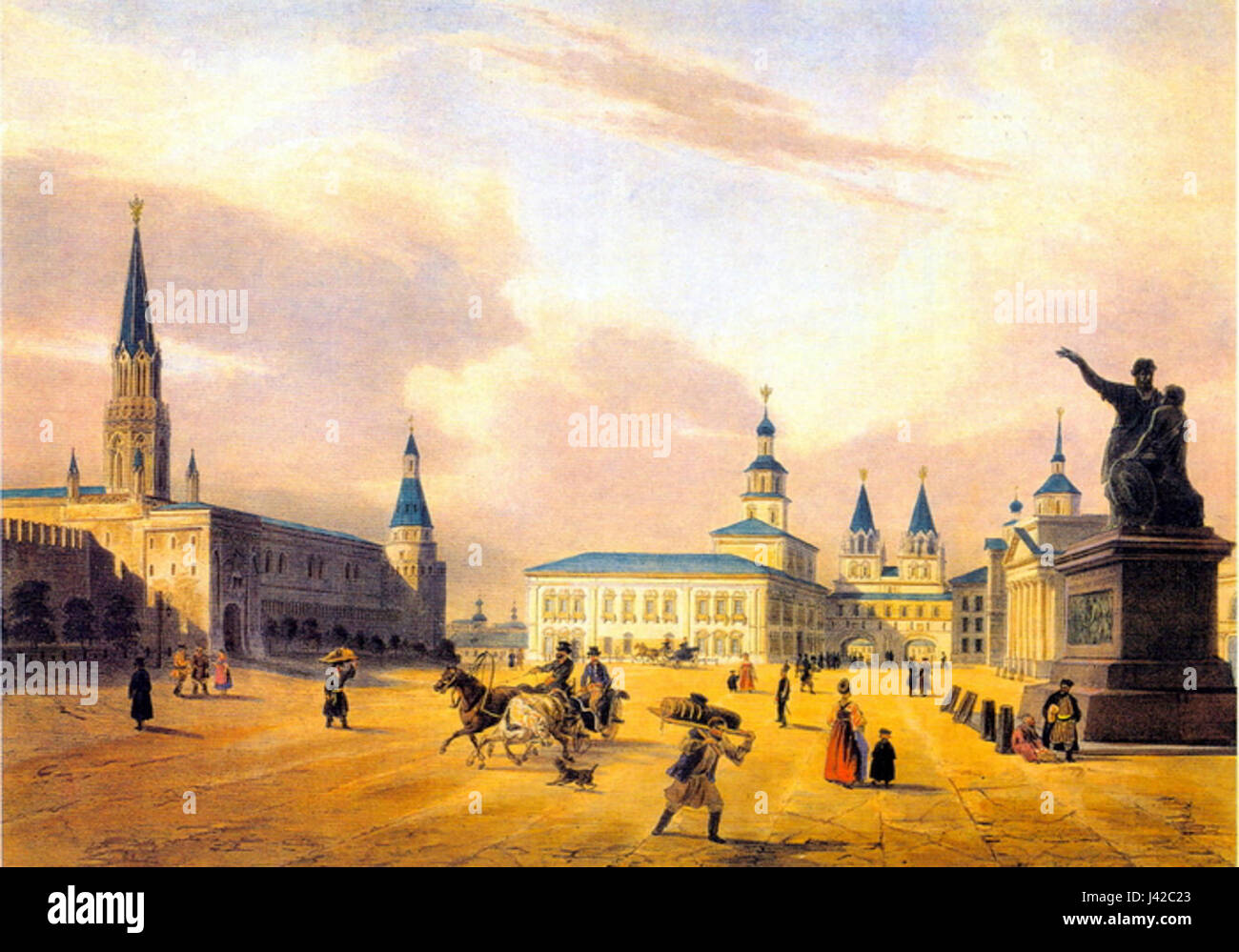 Krasnaya Ploshad (Red Square) in Moscow, Russia, has been a central ...