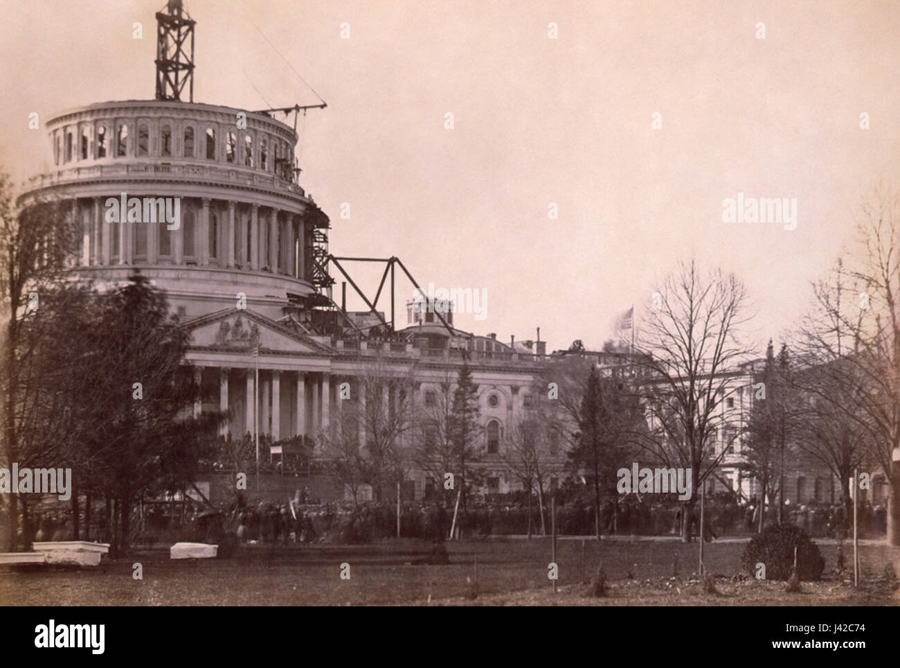 The inauguration of Abraham Lincoln as the 16th President of the United ...