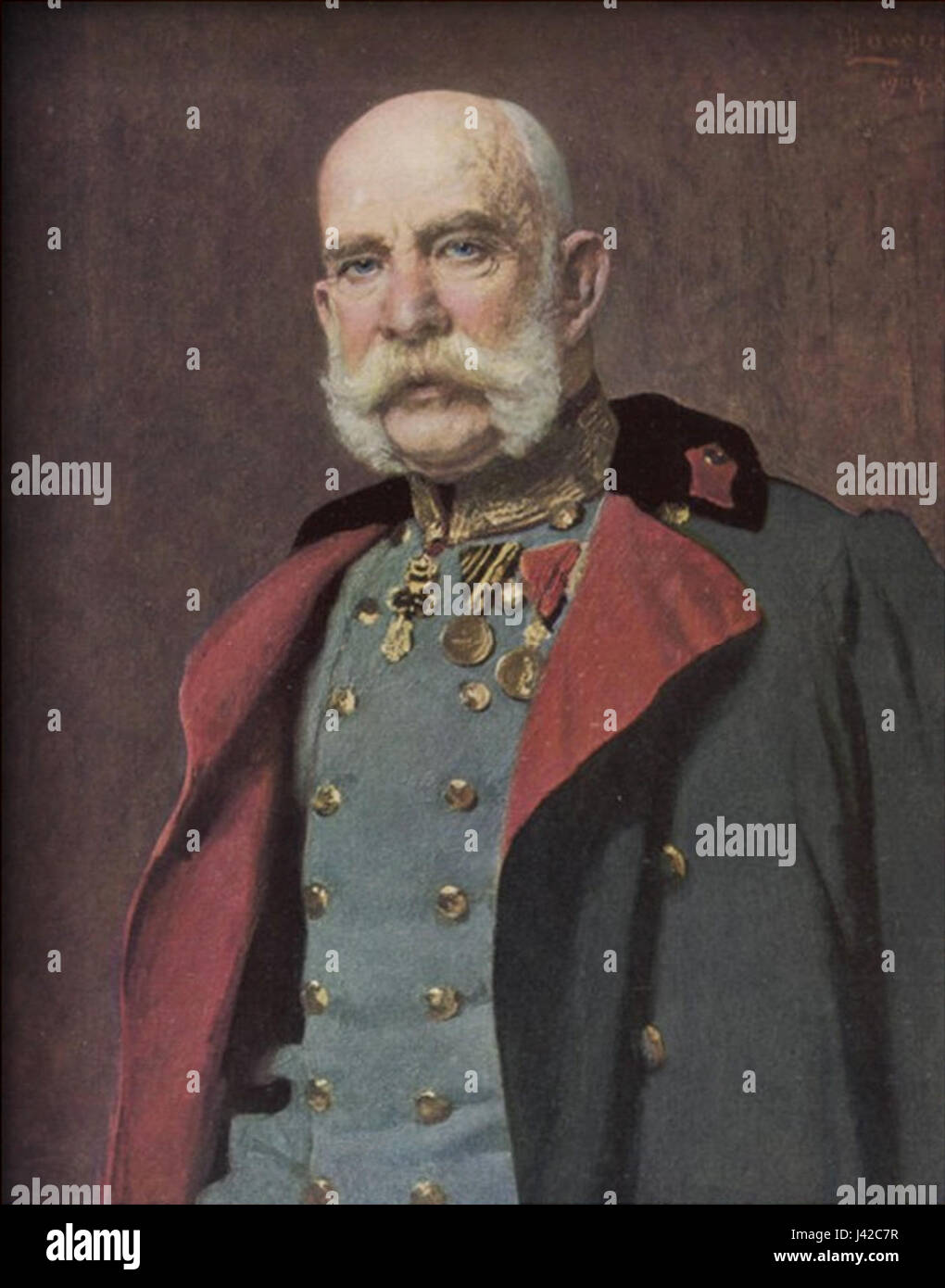 Leopold Horowitz's work 'Kaiser Franz Joseph' features a portrayal of ...