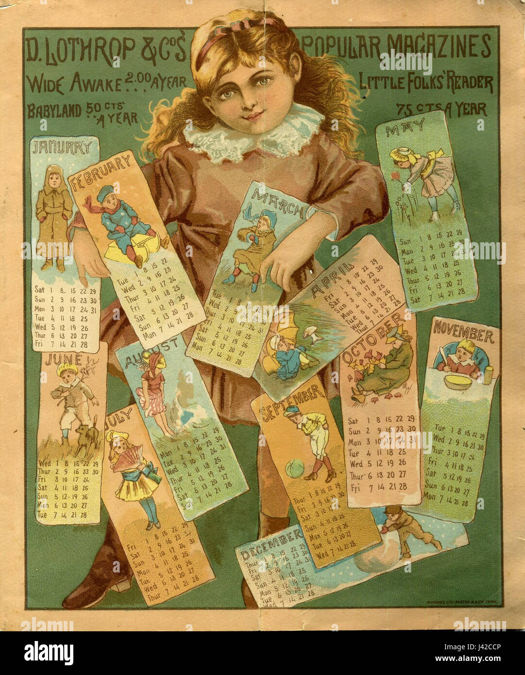 This refers to a historical poster from 1881 related to Lothrop ...