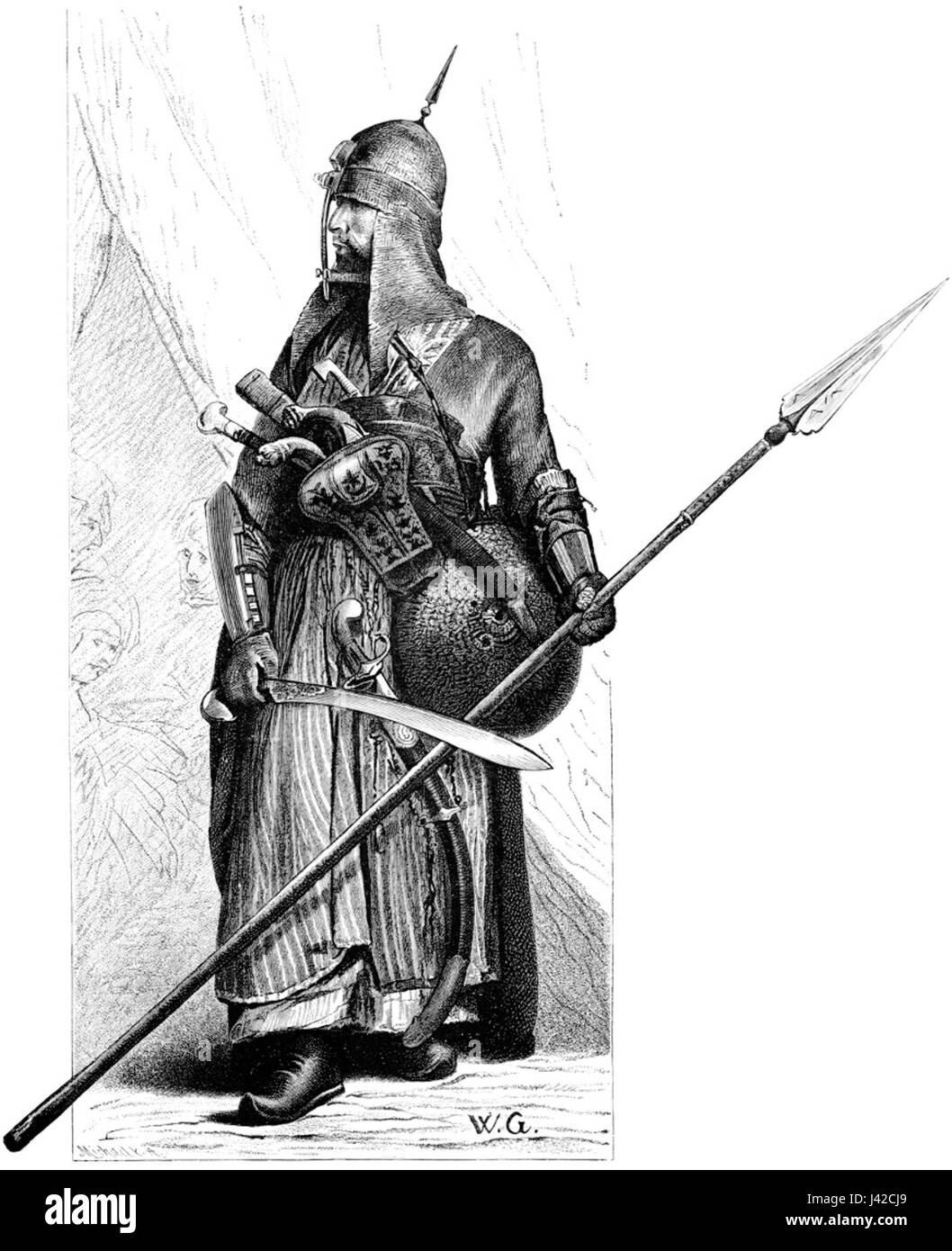 Mameluke in Full Armour Stock Photo - Alamy