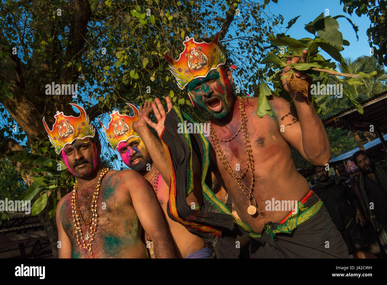 Sabarimala Devotees Inside Petta Sree Dharmasastha Temple Complex ...