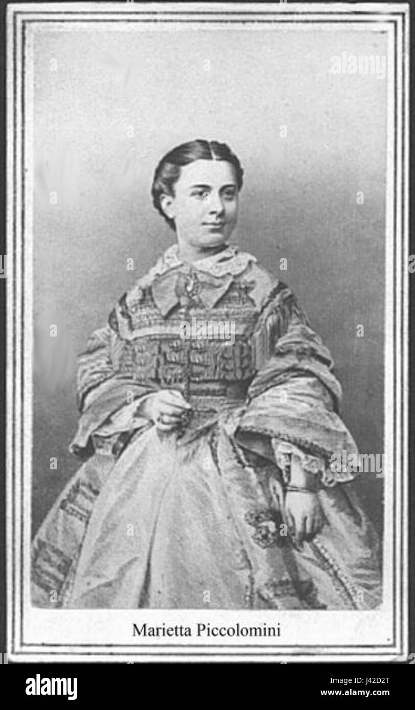 Marietta Piccolomini was an Italian opera singer, renowned for her ...