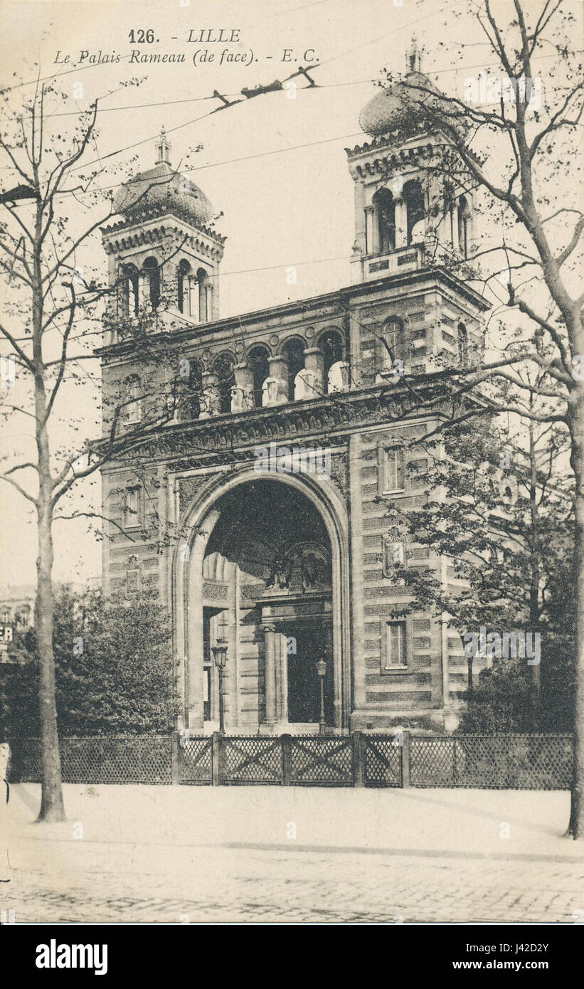 The title refers to an image or illustration showing the Palais Rameau ...