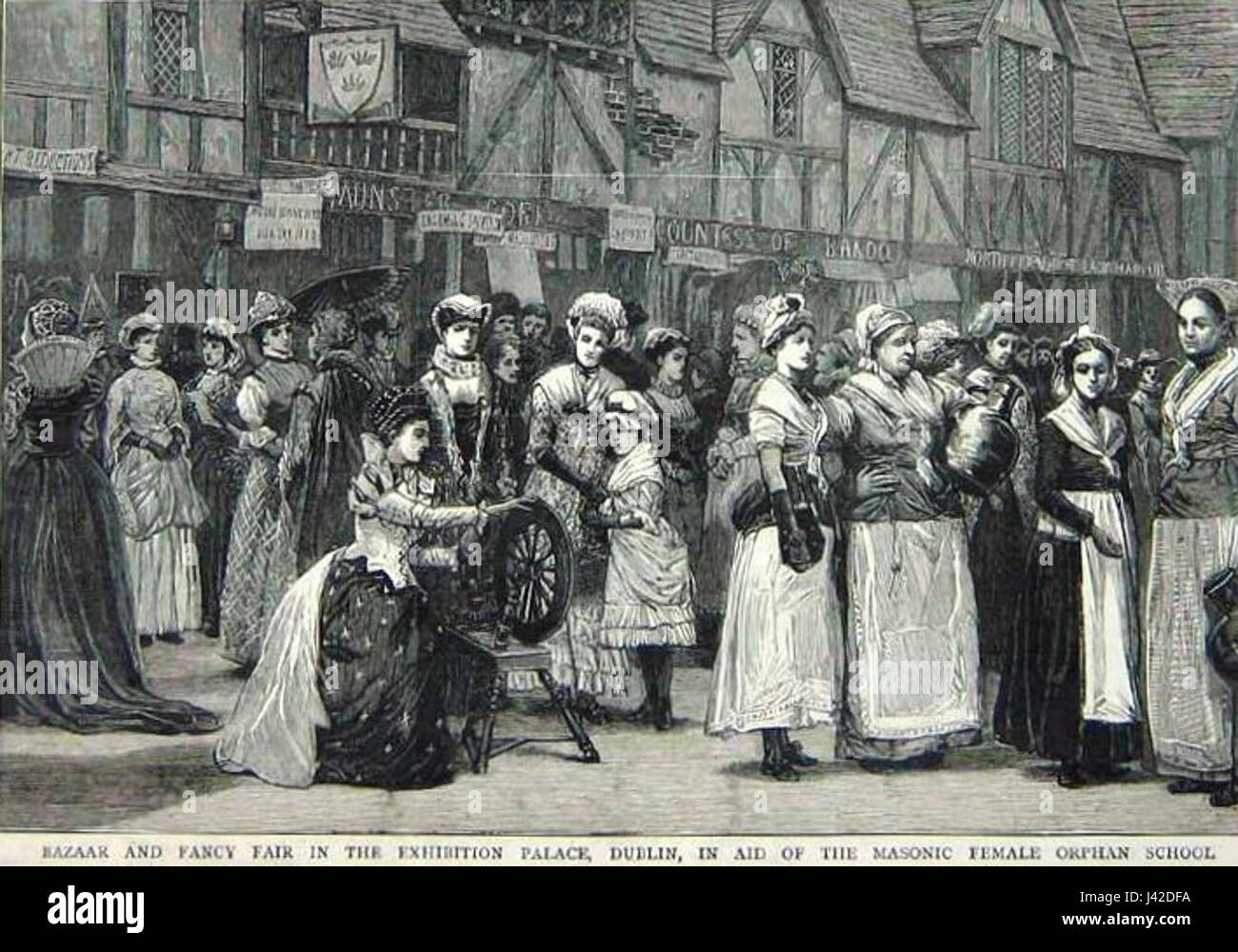 The Masonic Orphans School Bazaar in Dublin was a charitable event ...