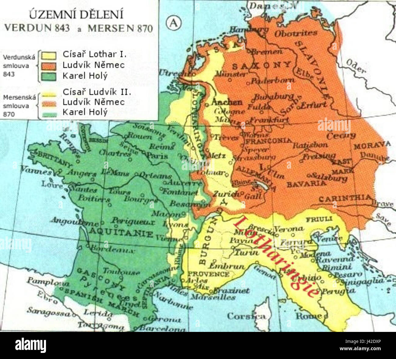 Lotharingie, or Lorraine, was a historic region in medieval Europe ...
