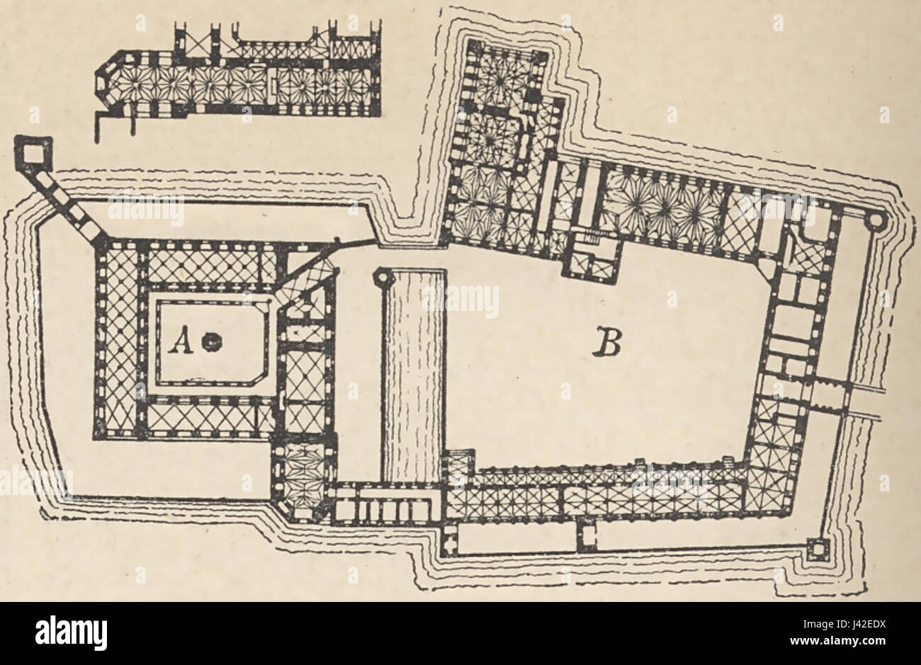 Castle floor plan hi-res stock photography and images - Alamy