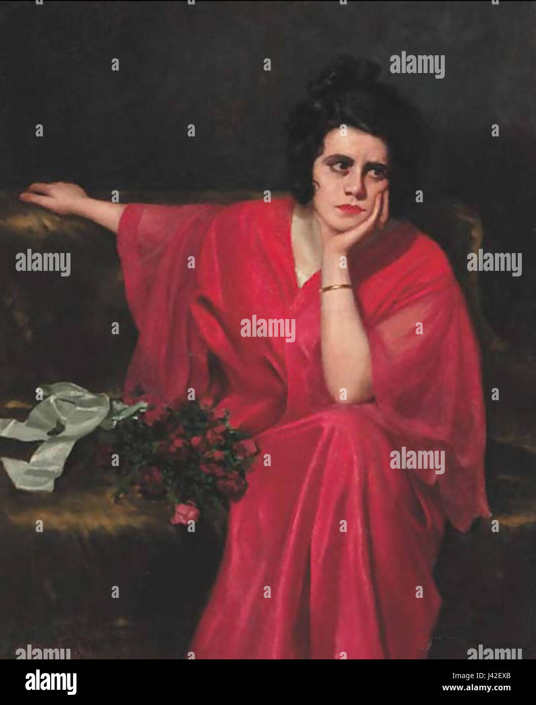 Richard Mauchâ€™s 'A Thoughtful Moment' captures a moment of reflection ...