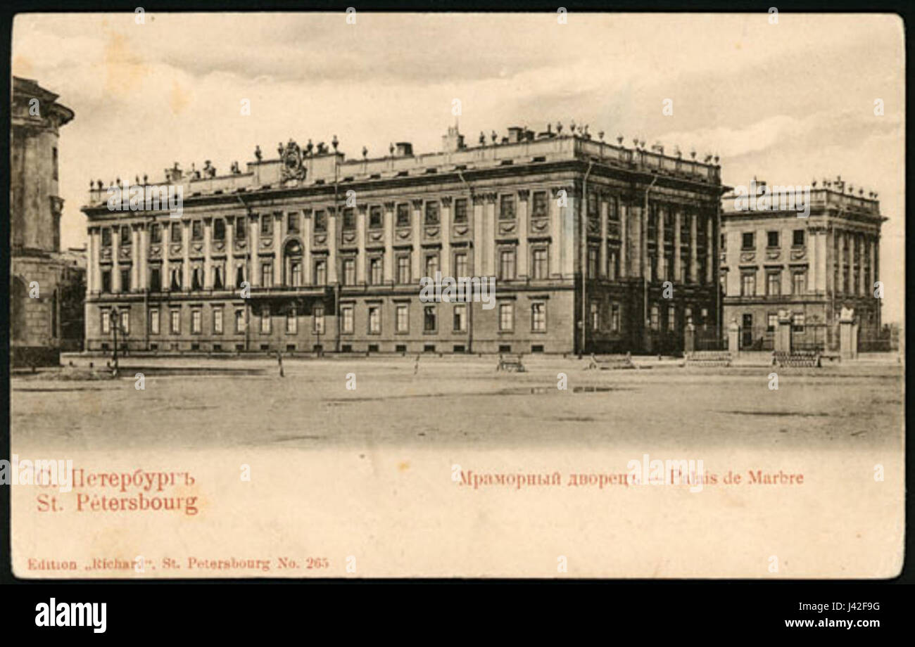 Vintage photo of marble palace hi-res stock photography and images - Alamy