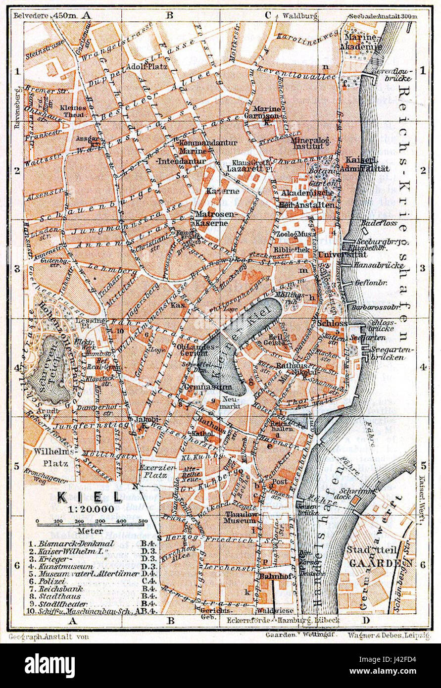 Kiel Map High Resolution Stock Photography and Images - Alamy