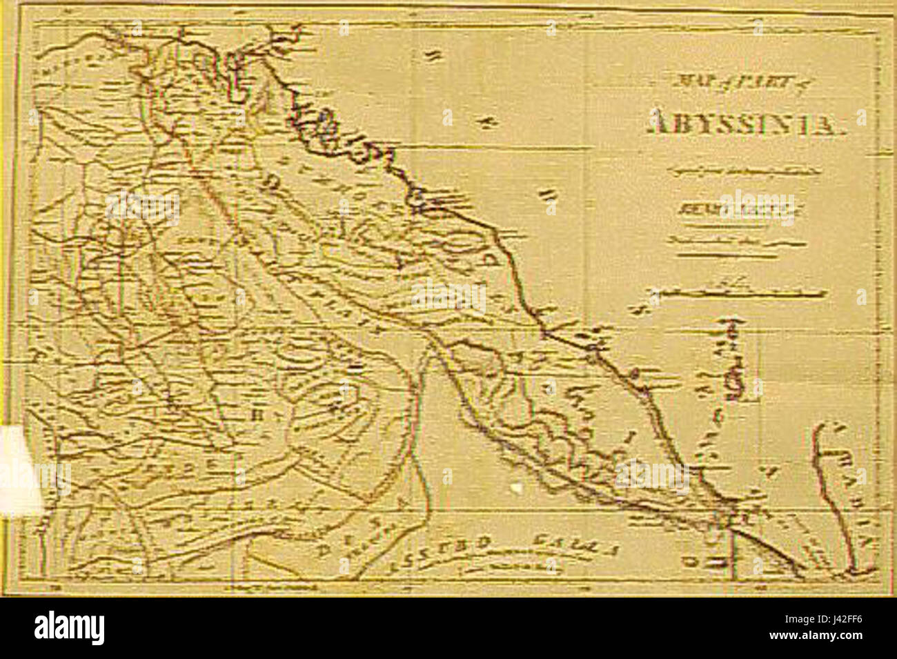 Abyssinia map hi-res stock photography and images - Alamy