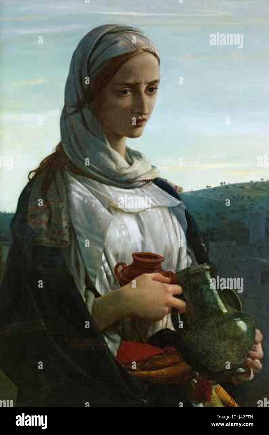 The painting 'Mary Magdalene' by John Rogers Herbert depicts the ...