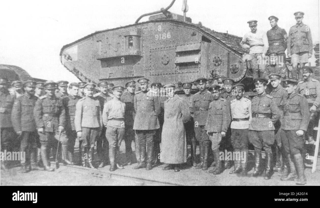 Mark v tank Black and White Stock Photos & Images - Alamy