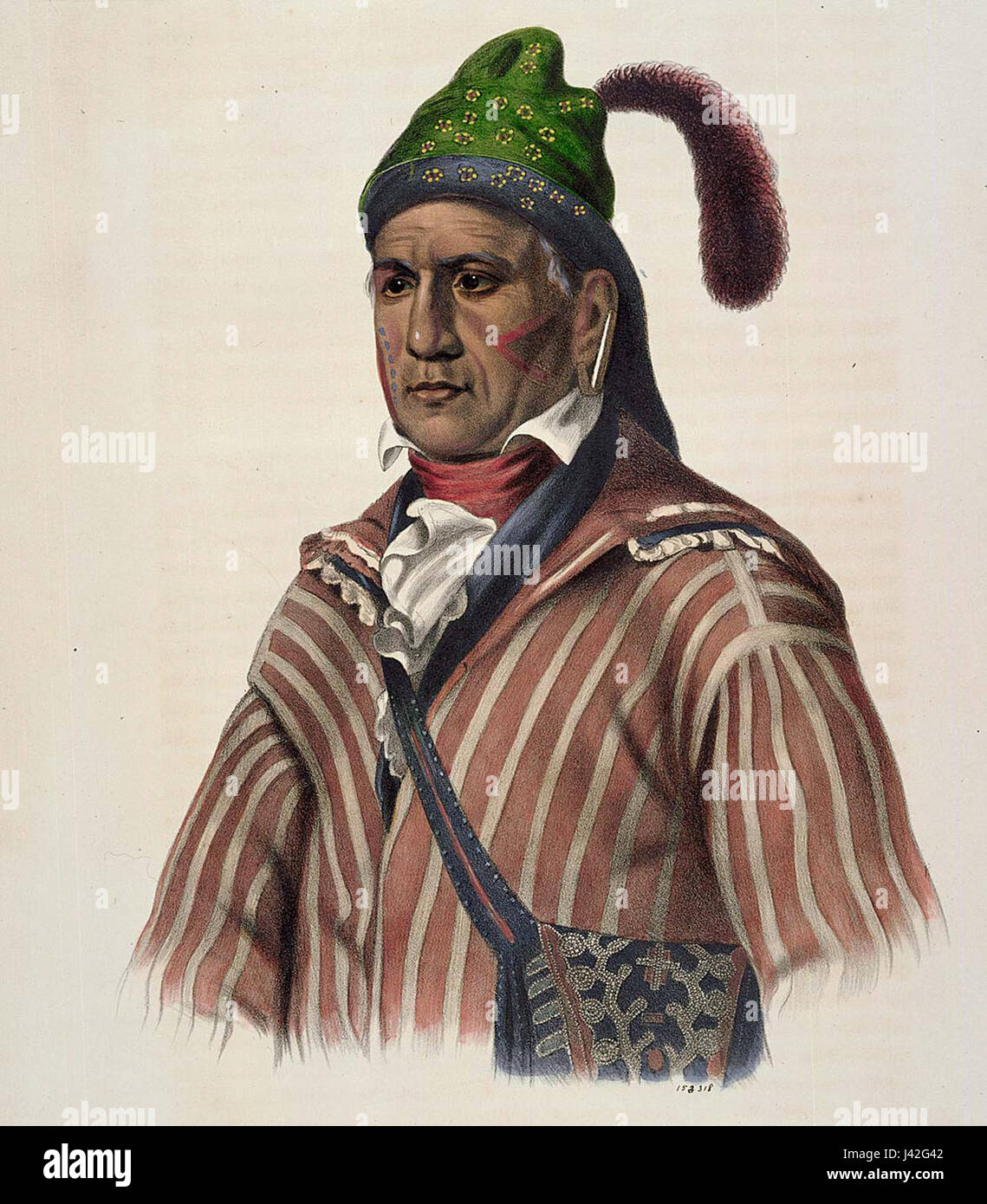 This high-resolution image features Menawa, a prominent figure in ...