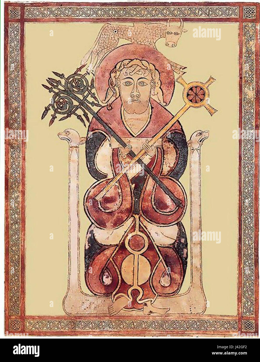 8th century illuminated manuscript hi-res stock photography and images ...
