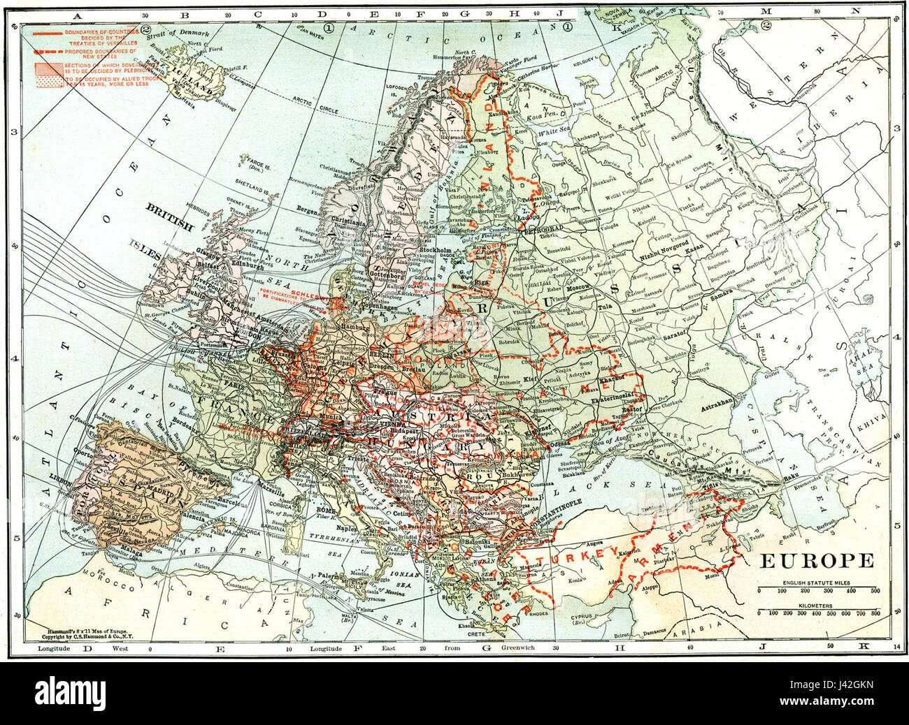 Territorial boundaries of europe hi-res stock photography and images ...