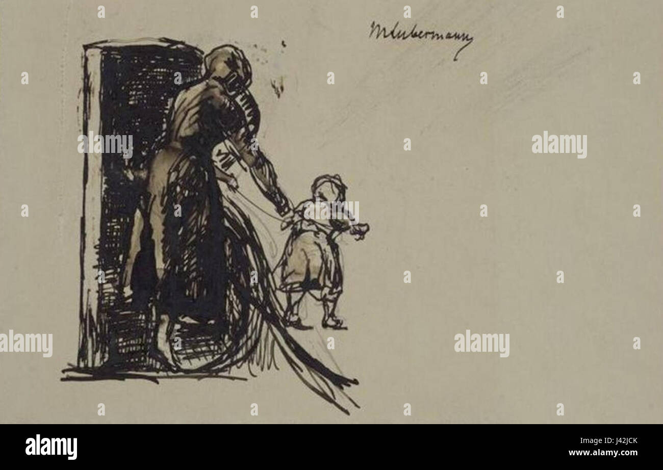 Drawing by max liebermann hi-res stock photography and images - Alamy