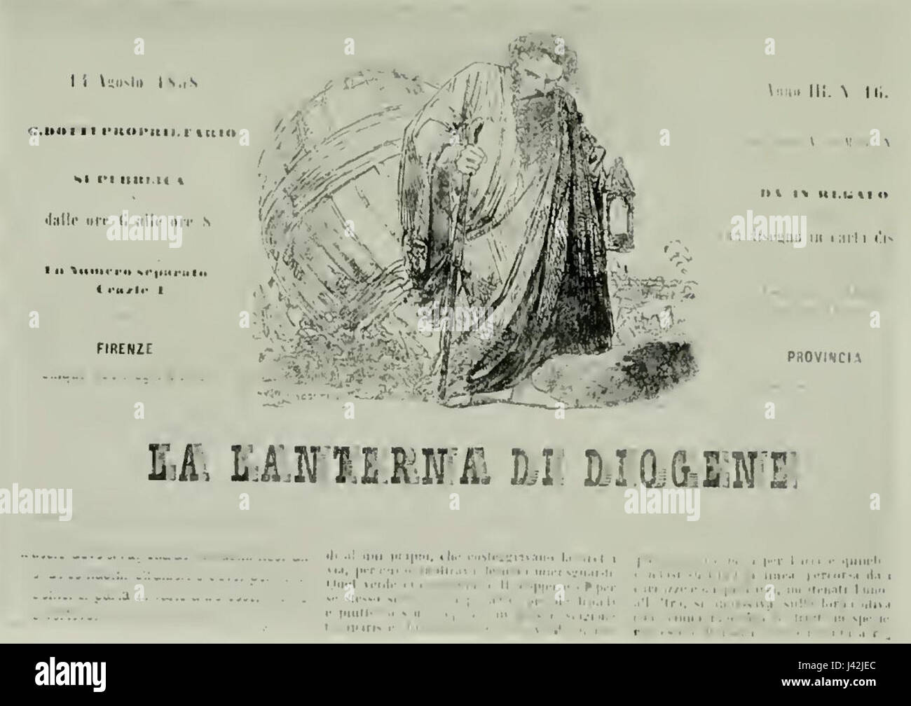 La Lanterna di Diogene refers to a work or event associated with ...