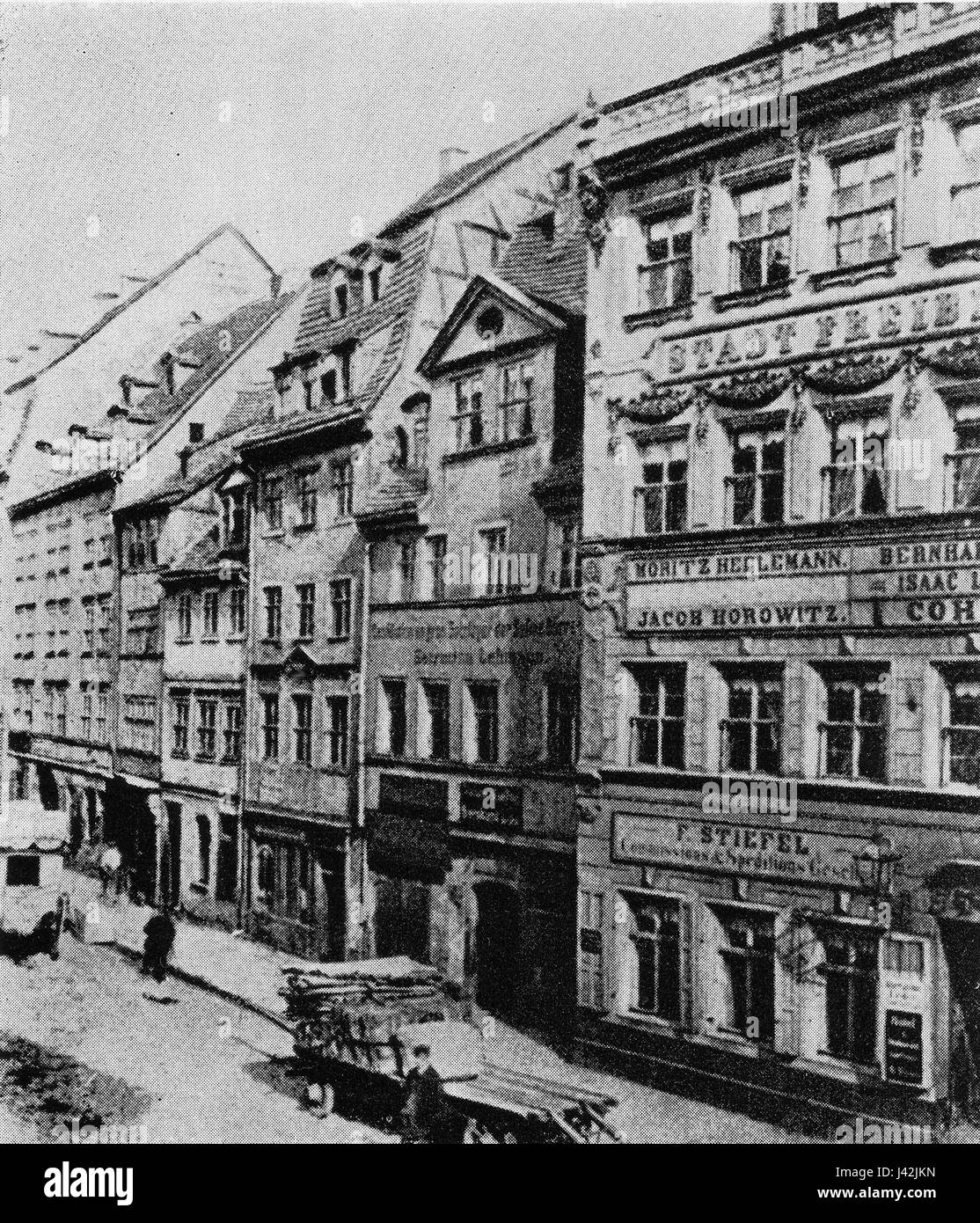 This image focuses on the city of Leipzig, Germany, during the early ...