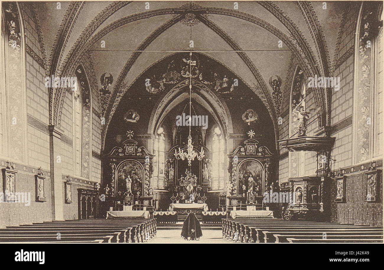 This image presents the interior view of the Neuhaus Church, captured ...
