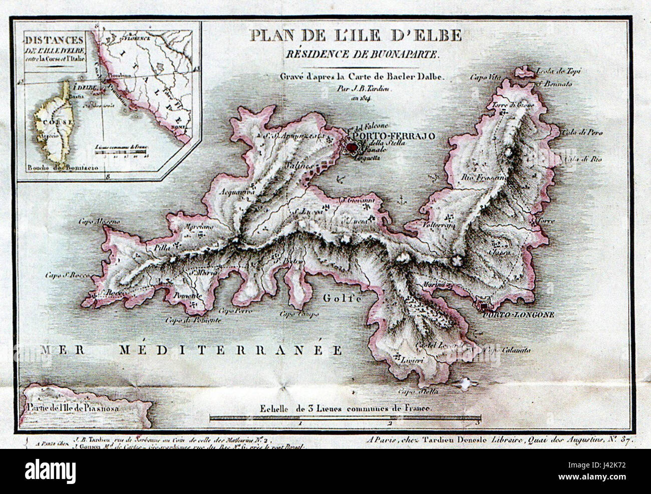 Mediterranean island map hi-res stock photography and images - Alamy