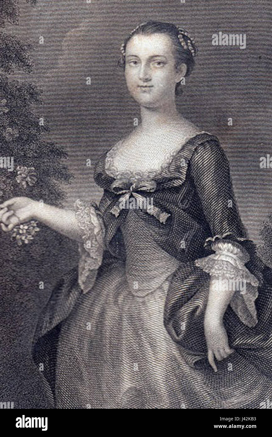 Martha custis washington hi-res stock photography and images - Alamy