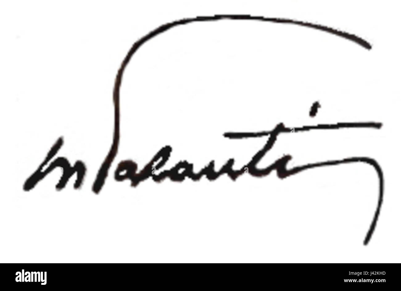 Mario Palantiâ€™s signature represents the mark of a renowned artist ...