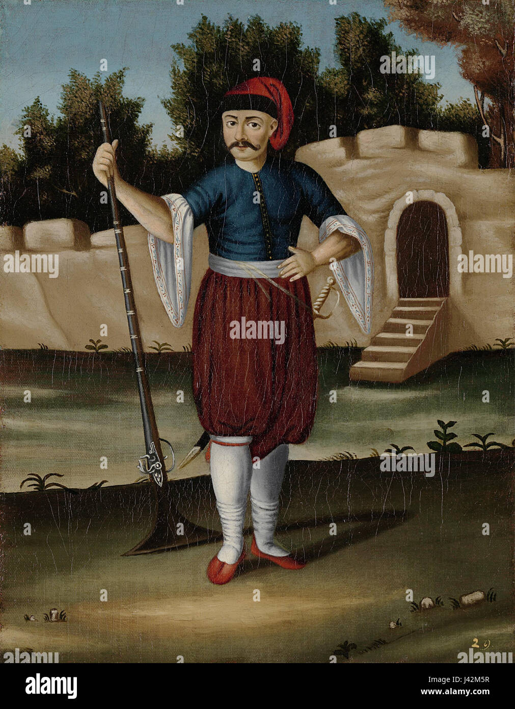 'Man van de Albanese kust' is a painting housed in the Rijksmuseum ...