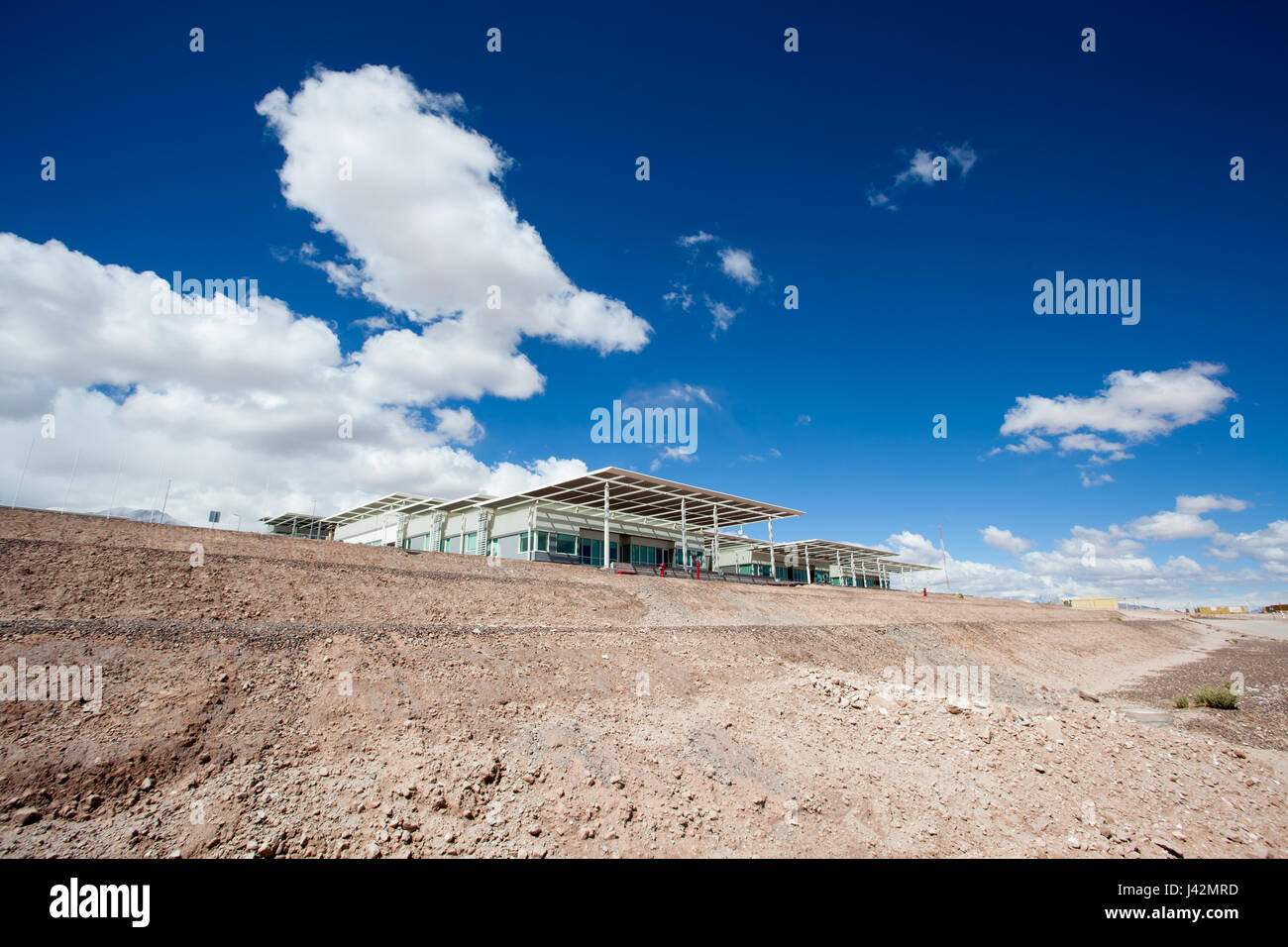 The ALMA radio telescope operational support facility OSF in the ...