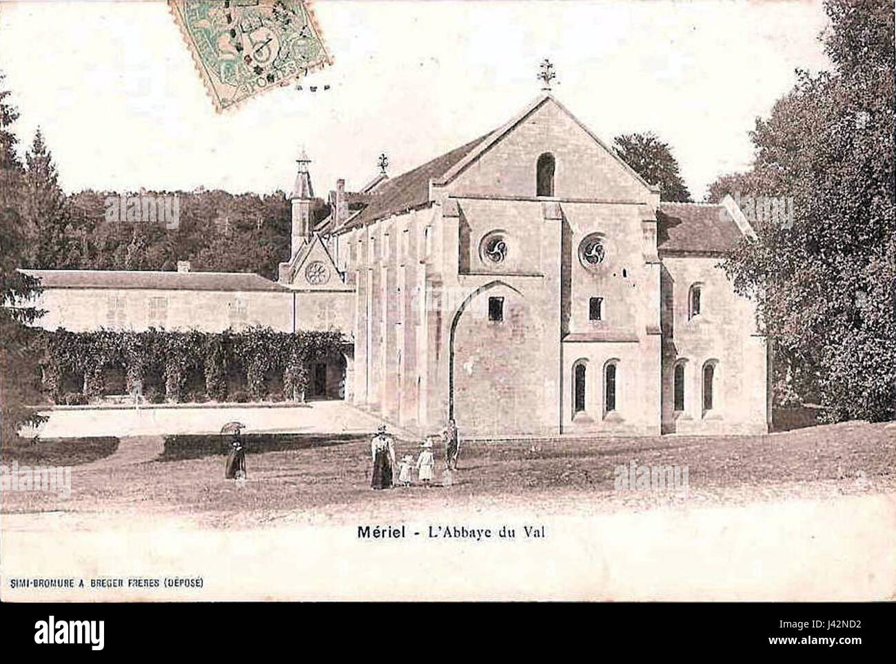 Meriel Abbaye du Val Stock Photo - Alamy