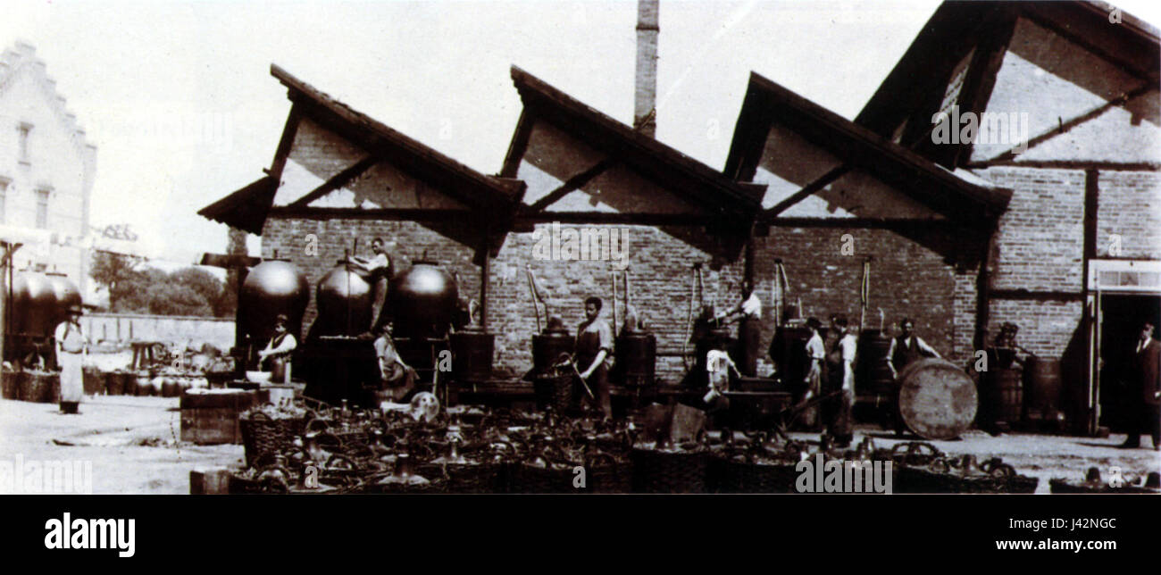 Merck Fabrik refers to the Merck factory, founded in Germany. The title ...