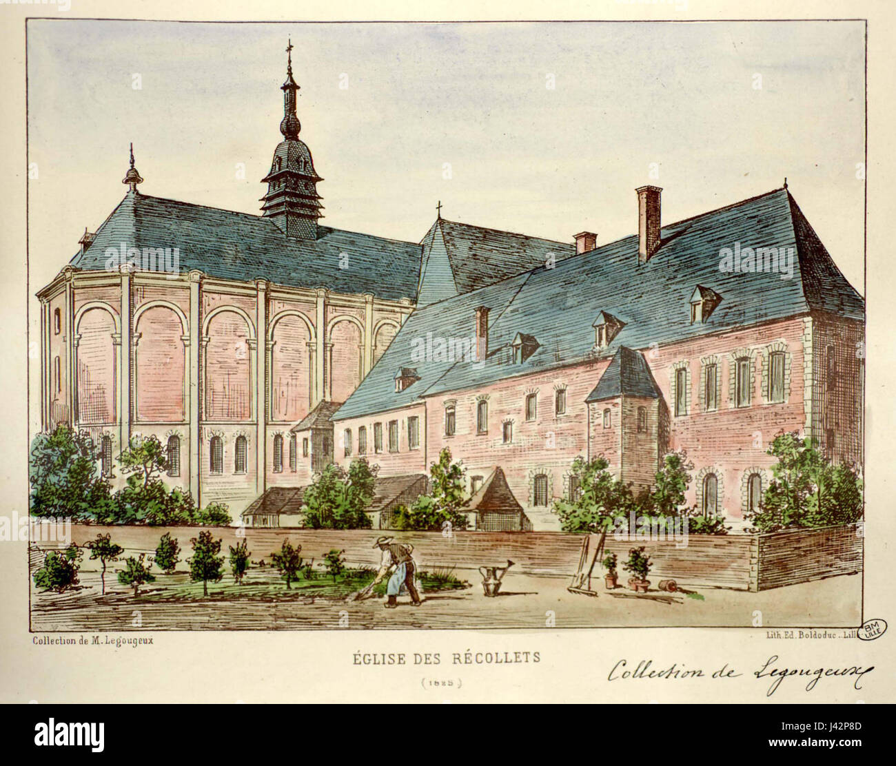 The 'Lille couvent recollets' refers to the Convent of the Recollects ...