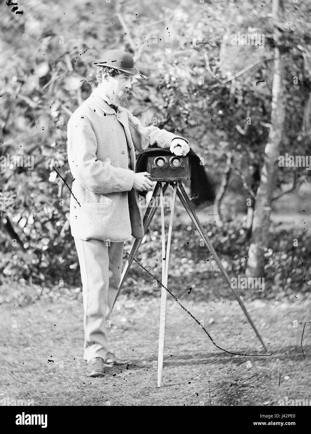 Garden camera Black and White Stock Photos & Images - Alamy